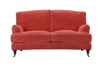 Bluebell 2 Seat Sofa (breaks down) in Wild Raspberry Smart Velvet ...