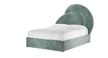 Harmony Double Ottoman Bed in Peppermint Bubble Velvet - sofa.com by ...