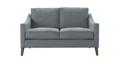 Iggy 2 Seat Sofa in Cornflower Silky Jacquard Weave - sofa.com by sofa.com | ufurnish.com