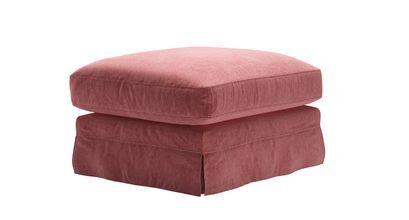 Otto Large Rectangular Footstool in Berry Brushstroke - sofa.com by ...