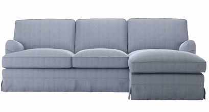 Bluebell Skirted Cover Large RHF Chaise Sofa in Uniform House ...