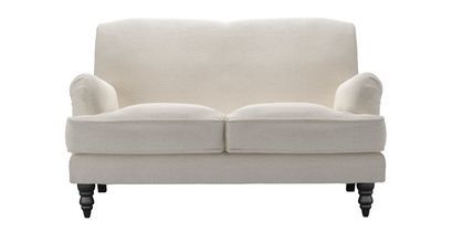 Snowdrop 2 Seat Sofa in Chalk Hygge Smart Linen - sofa.com by sofa.com ...
