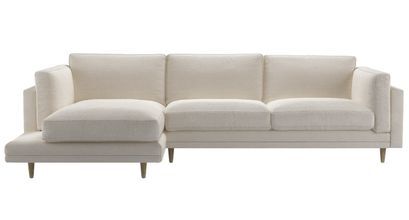 Marco LHF Chaise Sofa in Chalk Hygge Smart Linen - sofa.com by sofa.com ...