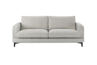 Boston Curved Arm 3 Seat Sofa in Shell Heathland Weave - sofa.com by sofa.com | ufurnish.com