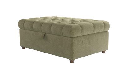 Valentin Medium Rectangular Storage Footstool in Urban Nature ...