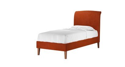 Thea Single Bed in Brick Aquaclean Clever Velvet - sofa.com by sofa.com ...