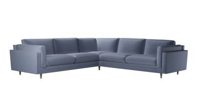Marco Corner Sofa in Sapphire Smart Velvet - sofa.com by sofa.com ...