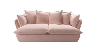 Malibu 3 Seat Sofa in Pavilion Pink Brushstroke - sofa.com by sofa.com ...