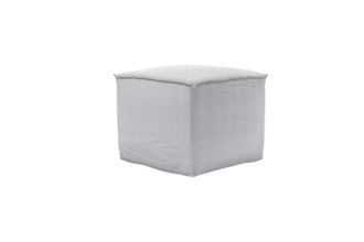 Anders Small Square Footstool in Pumice House Herringbone Weave - sofa ...