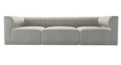 Cohen 3 Seat Sofa in Fog Aquaclean Clever Chenille - sofa.com by sofa ...