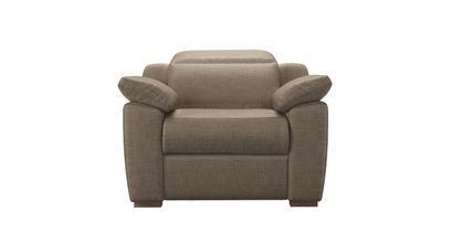 Hudson Recliner Armchair in Greige Florence Textured Weave - sofa.com ...