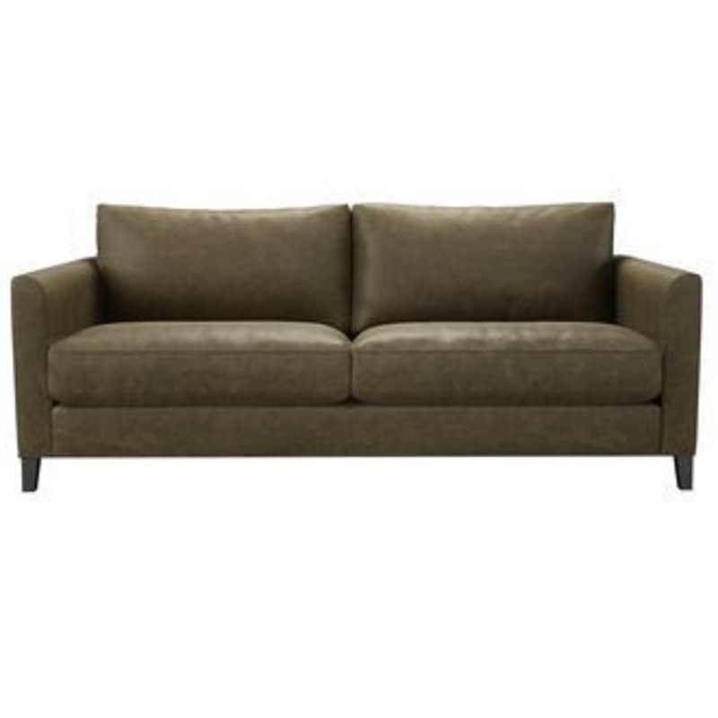Izzy 3 Seat Sofa in Dark Moss Antique Leather - sofa.com by sofa.com ...