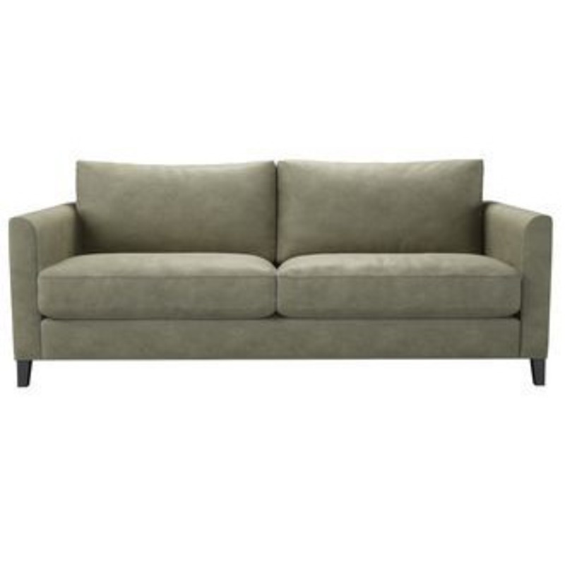 Izzy 3 Seat Sofa in Matcha Powdered Leather - sofa.com by sofa.com ...