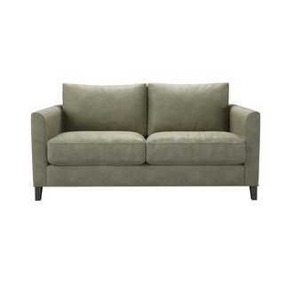 Izzy 2 Seat Sofa (breaks down) in Matcha Powdered Leather - sofa.com by ...