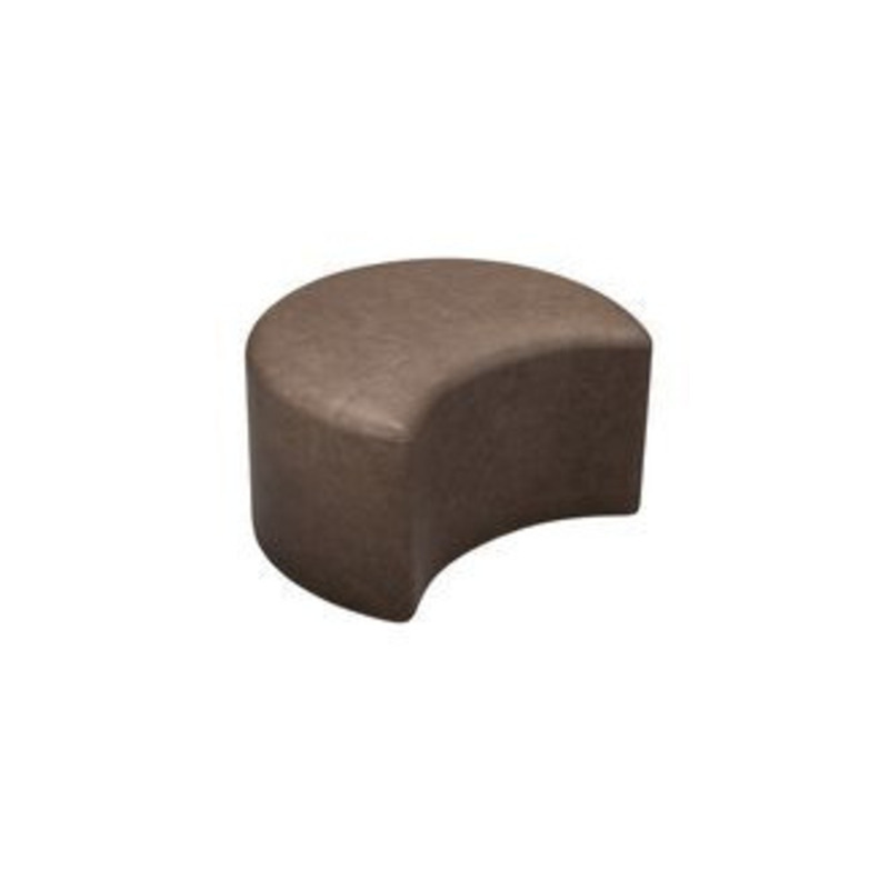 Luna Half Moon Footstool in Walnut Antique Leather - sofa.com by sofa ...