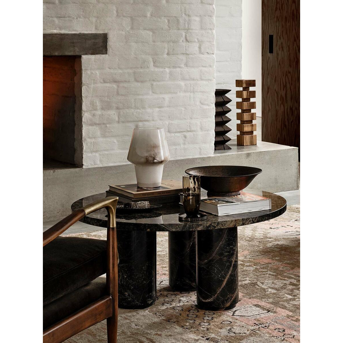 Buy Tisbury Coffee Table - Jurassic Green Marble | distinctive ...