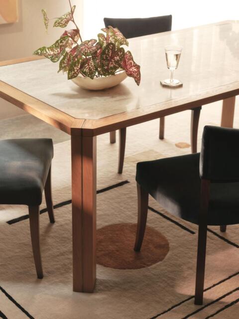 Dimitri Dining Table, Victoria Falls Marble by Soho Home Ltd | ufurnish.com