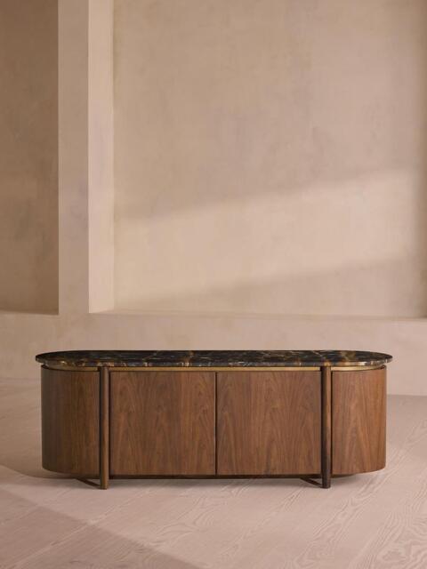 Ada Media Unit, Michelangelo Marble by Soho Home Ltd | ufurnish.com