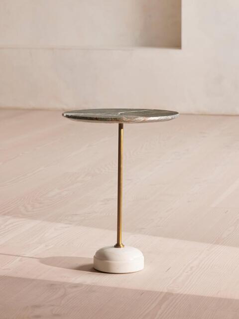 Fleet Side Table, Medium, Verde Bosque Marble by Soho Home Ltd ...