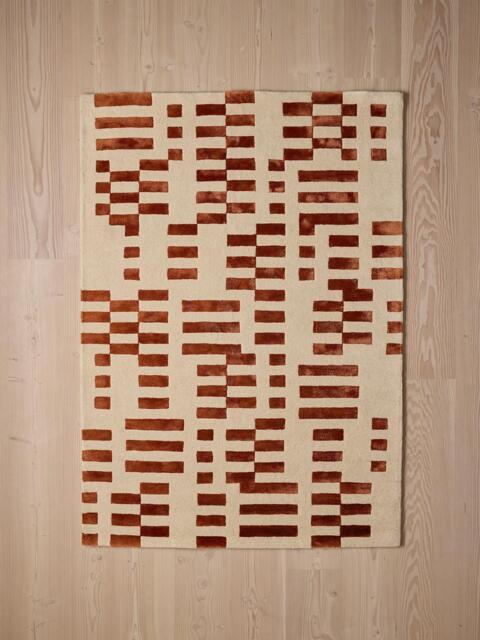 Raya Rug Rust, 270 x 360cm by Soho Home Ltd | ufurnish.com