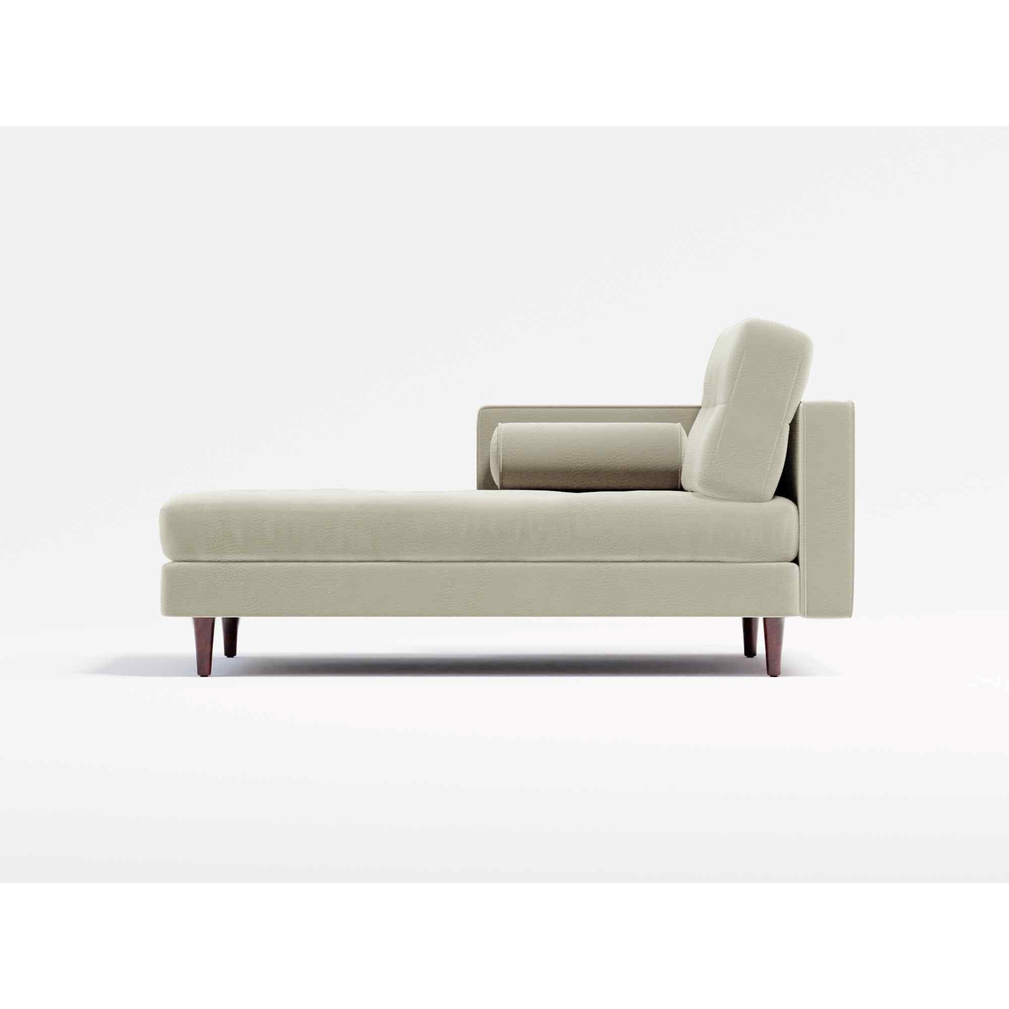Hayes Left Hand Chaise Lounge Cream Leather by Splendour Sofas ...