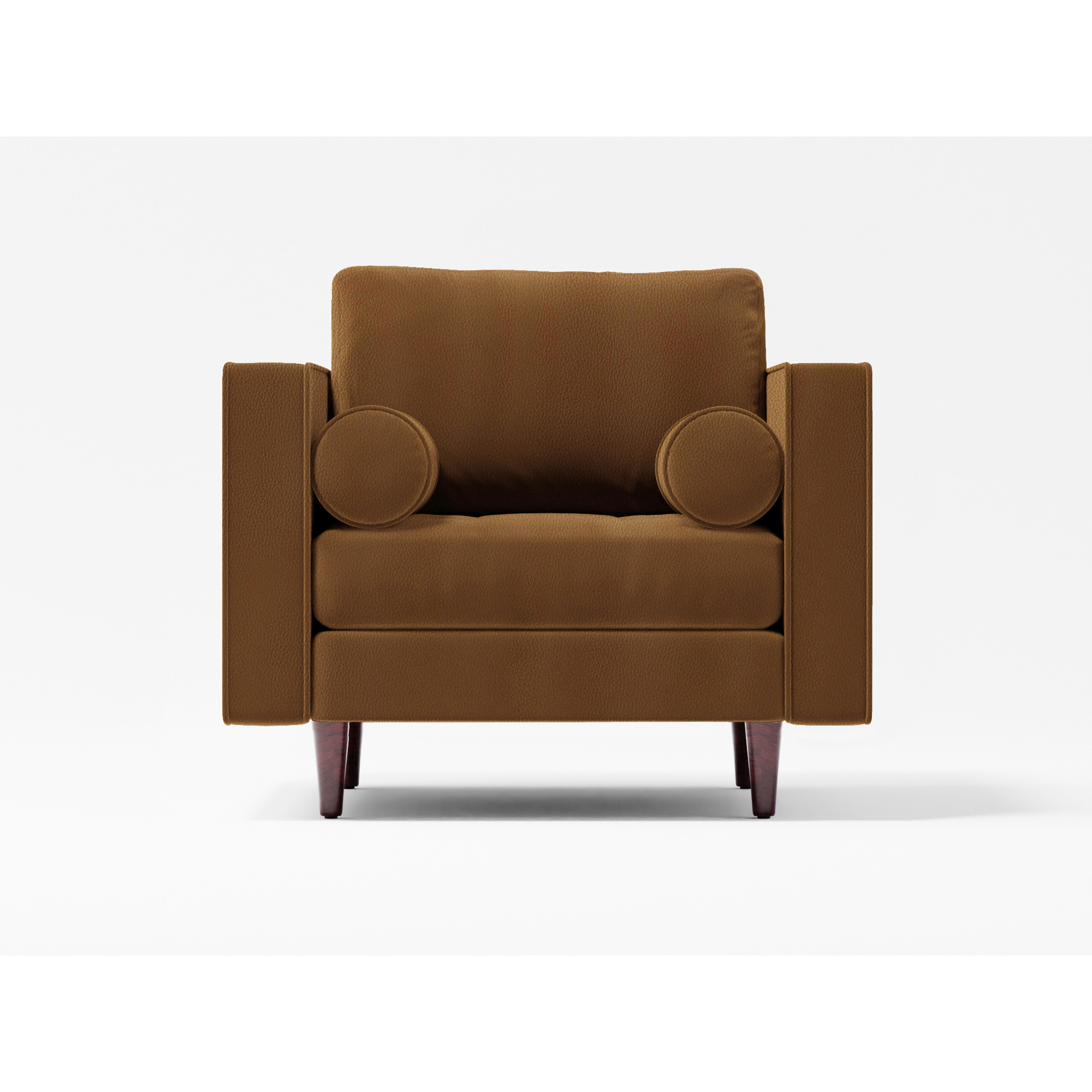 Scott Single Seater Leather Armchair - Tan Leather by Splendour Sofas ...