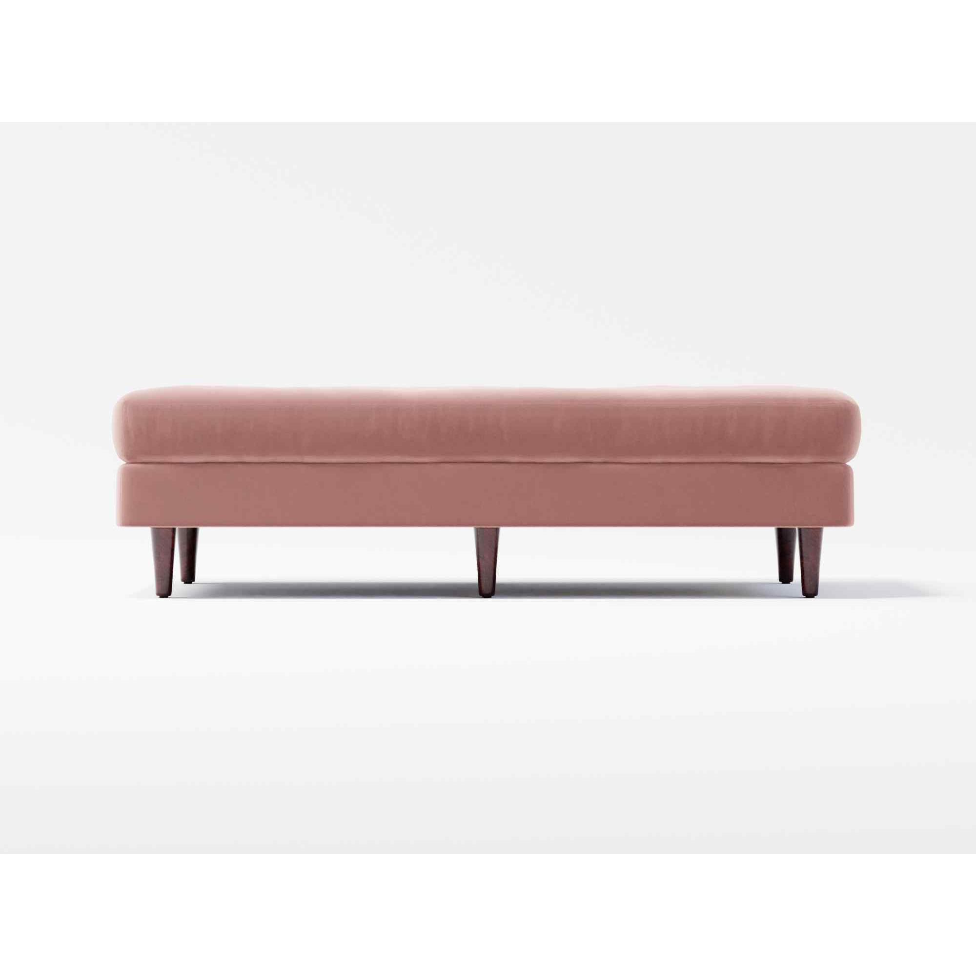 Jacob Left Hand Chaise Lounge Blush Pink Velvet by Splendour Sofas ...