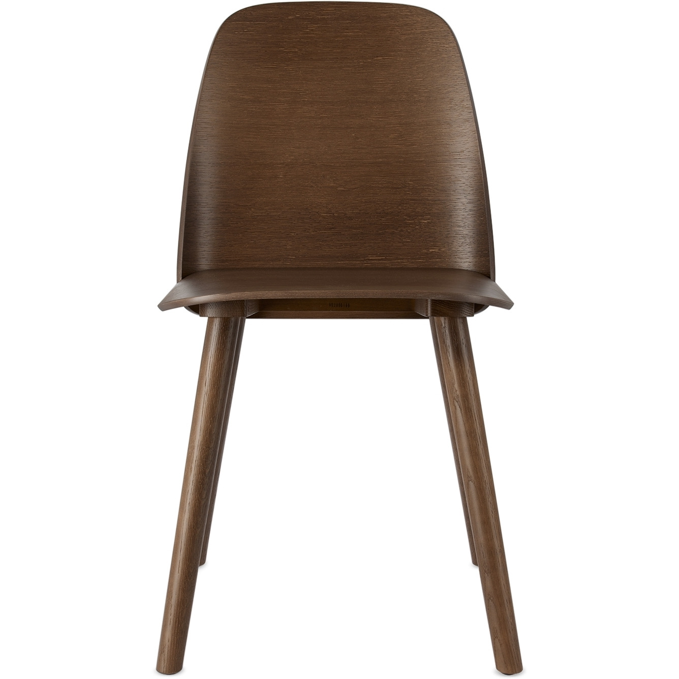 Muuto Brown Oak Nerd Dining Chair by SSENSE | ufurnish.com