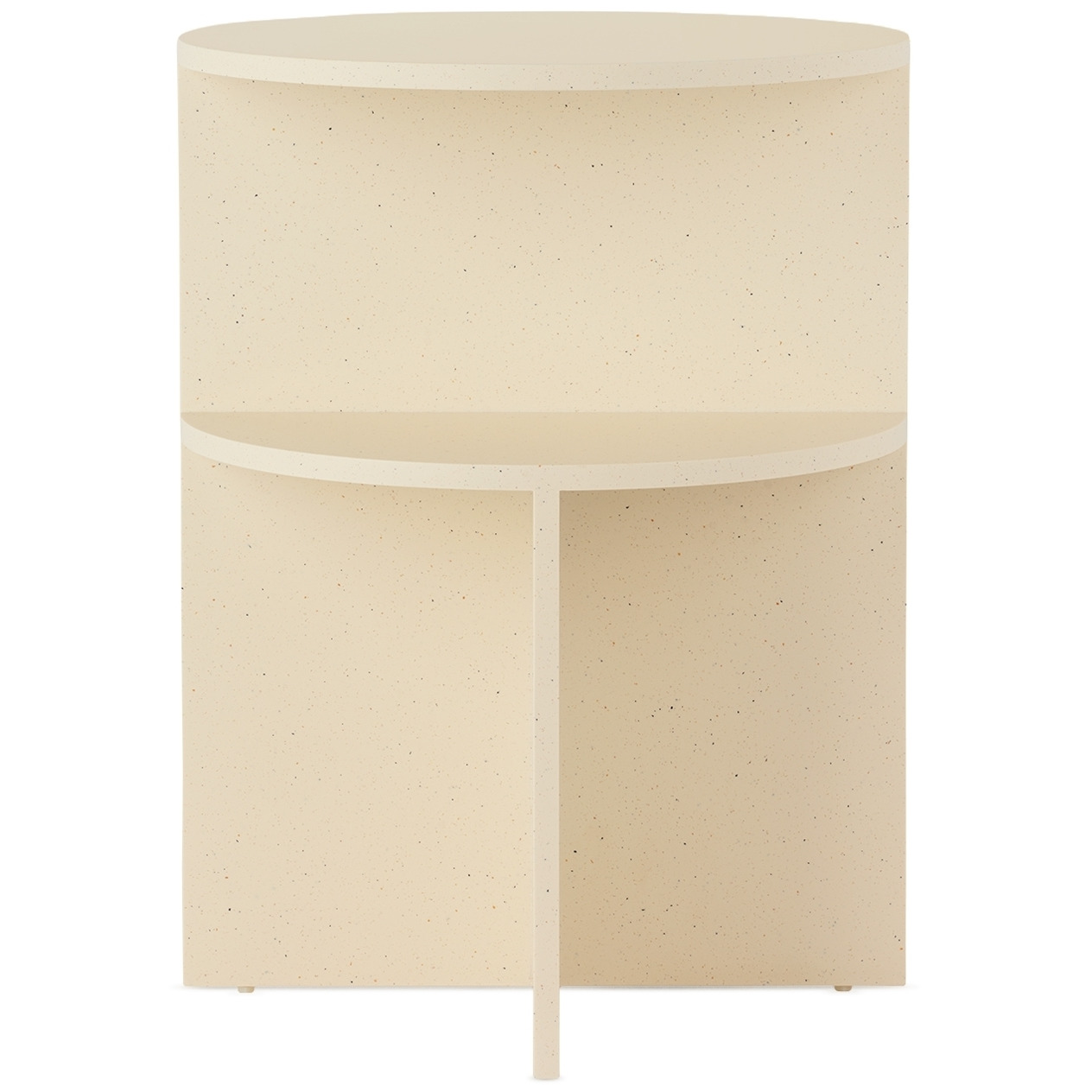 Muuto Beige Halves Side Table by SSENSE | ufurnish.com