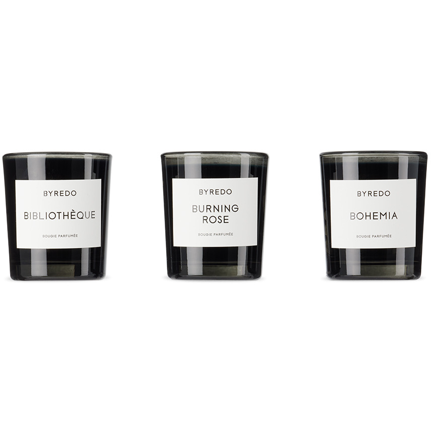 Byredo 'La Mini Sélection Bois' Candle Set, 3 pcs by SSENSE | ufurnish.com
