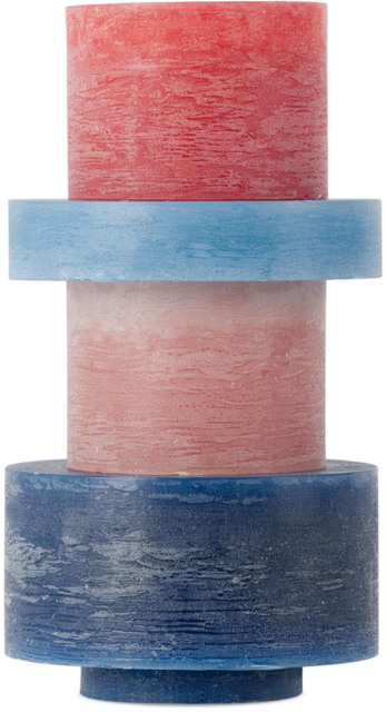 Stan Editions Blue & Red Limited Edition Stack 04 Candle Set by SSENSE ...