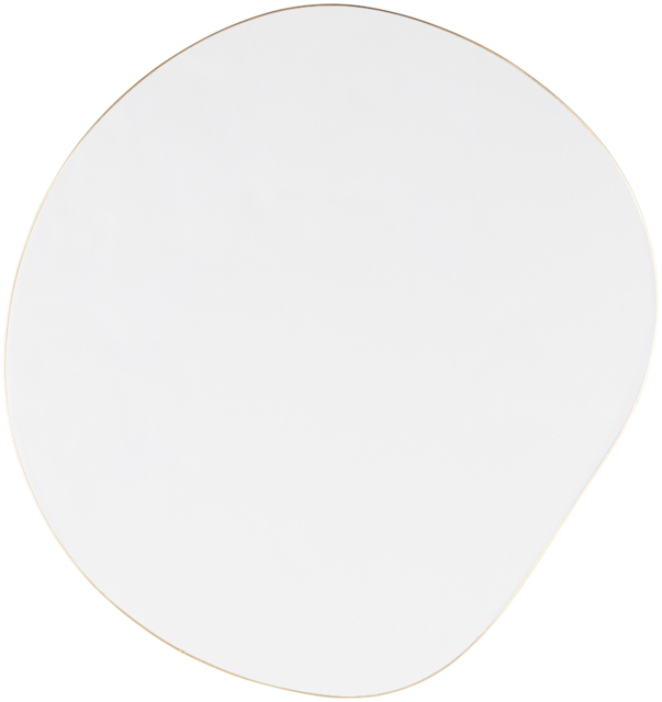 ferm LIVING Gold Small Pond Mirror by SSENSE | ufurnish.com