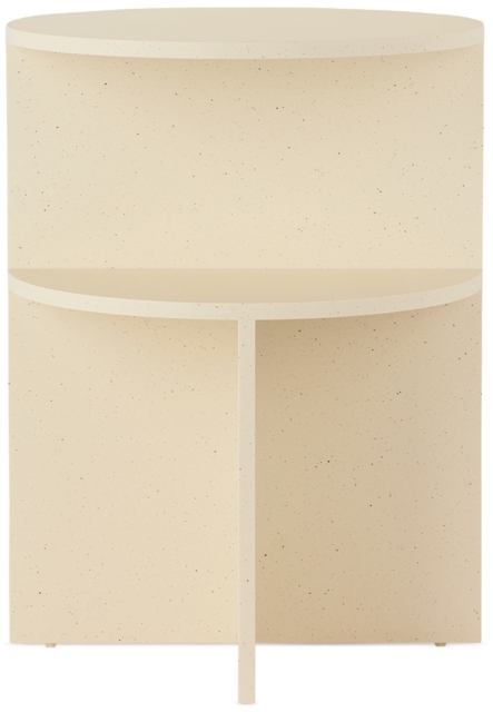 Muuto Beige Halves Side Table by SSENSE | ufurnish.com