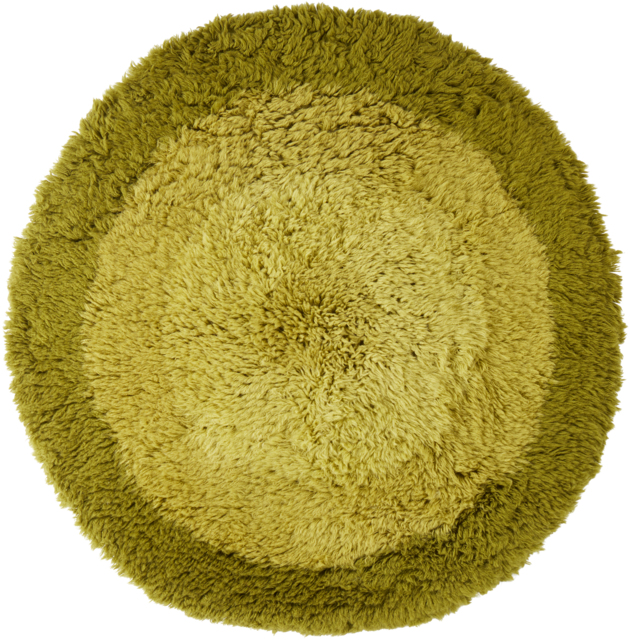 Mush Studios SSENSE Exclusive Green Dandi Shag Rug by SSENSE | ufurnish.com