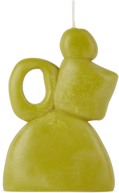 Proba Home Green Form Shape 02 Candle by SSENSE | ufurnish.com
