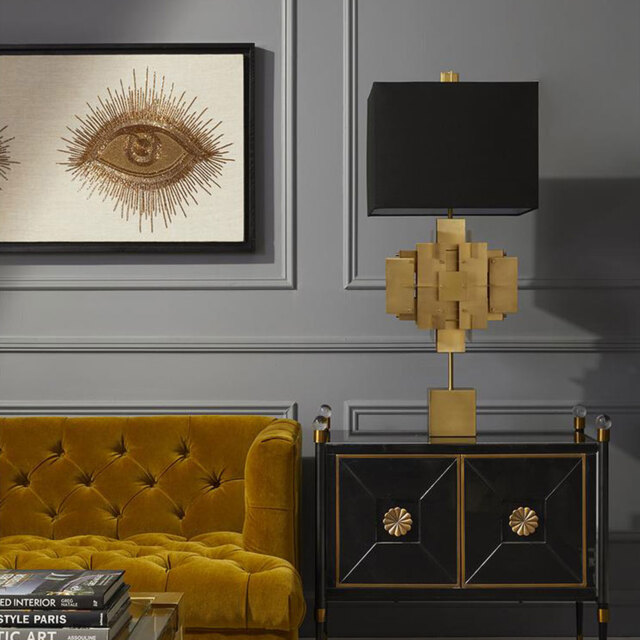 Puzzle Table Lamp by Sweetpea & Willow | ufurnish.com
