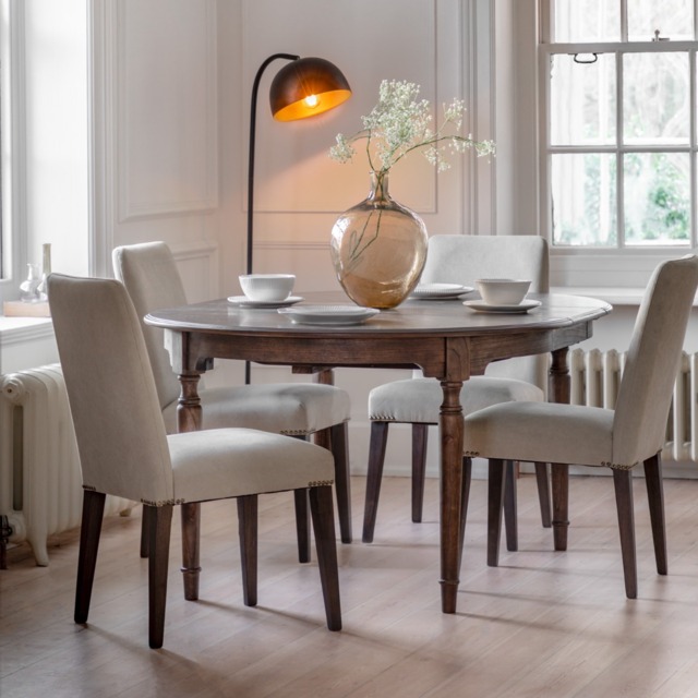 Rita Extendable Dining Table - Round by Sweetpea & Willow | ufurnish.com