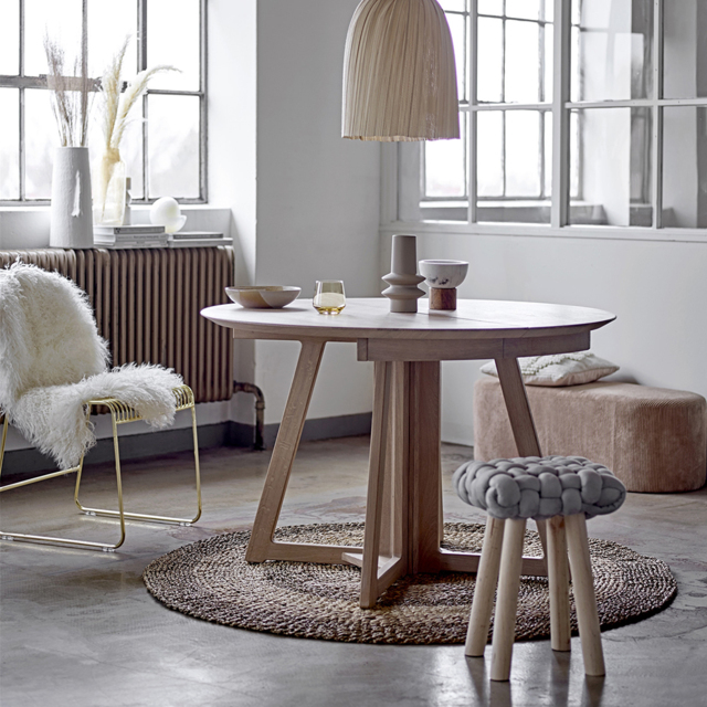 Owen Dining Table (Extendable) by Sweetpea & Willow | ufurnish.com