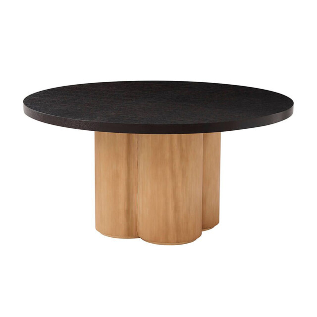 Reed Dining Table - Round by Sweetpea & Willow | ufurnish.com