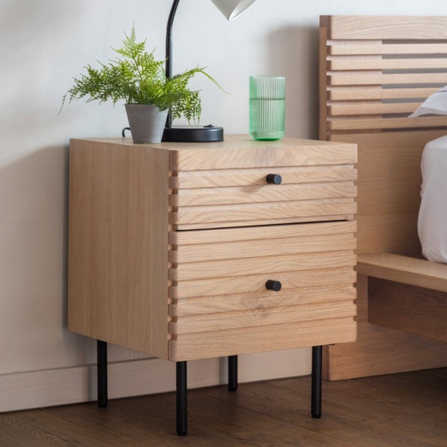 Lotus Bedside Table by Sweetpea & Willow | ufurnish.com