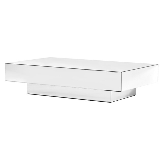 Illusion Mirrored Coffee Table by Sweetpea & Willow | ufurnish.com