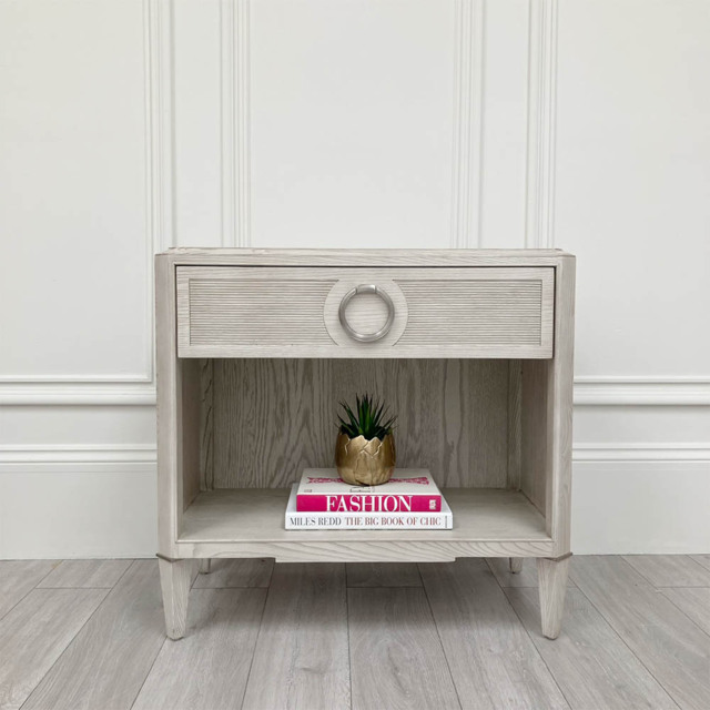 Ex-Display Bernhardt Blanc Domaine Bedside Table - Large by Sweetpea ...