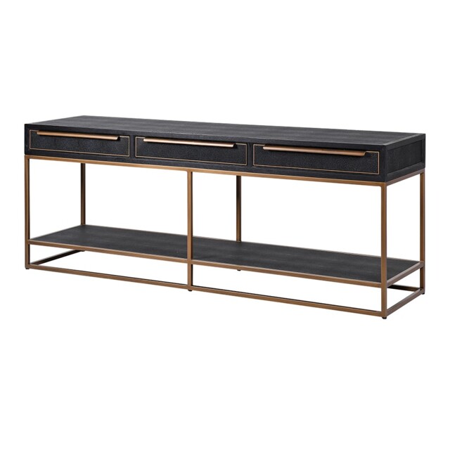 Auric Noir Console Table by Sweetpea & Willow | ufurnish.com