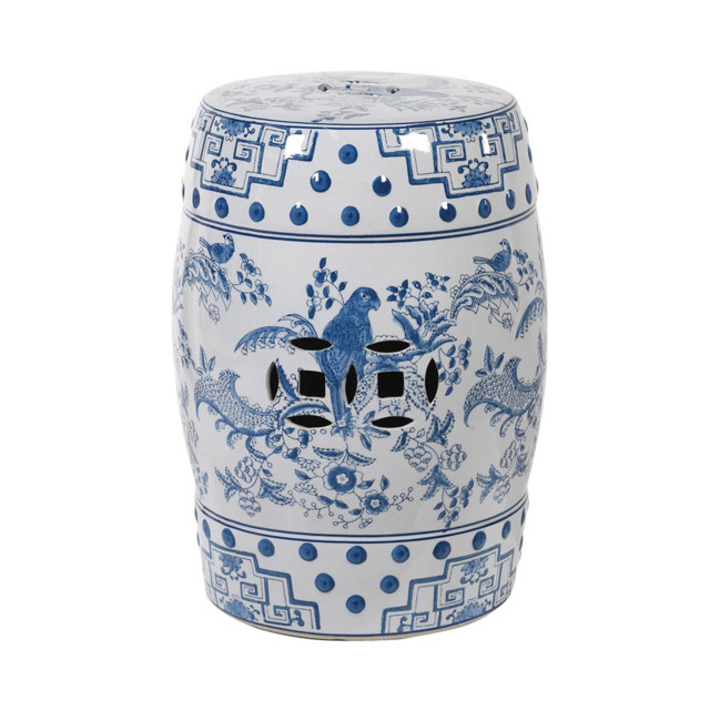 Mika Ceramic Stool by Sweetpea & Willow | ufurnish.com