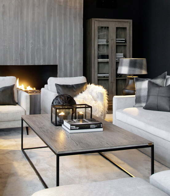 Mason Coffee Table - L - Antique Grey by Sweetpea & Willow | ufurnish.com