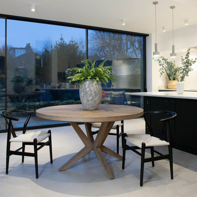 Marvin Round Dining Table by Sweetpea & Willow | ufurnish.com