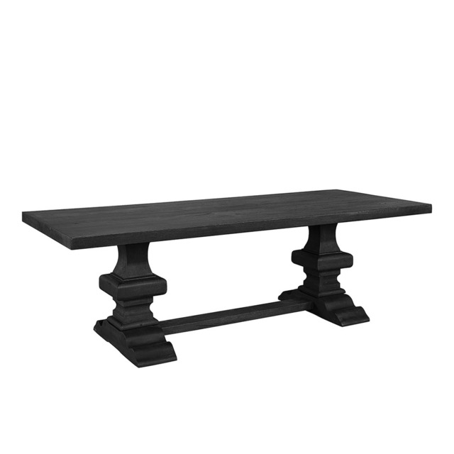 Paris Dining Table - Black - S by Sweetpea & Willow | ufurnish.com
