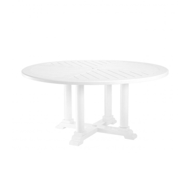 Bell Rive Dining Table – Round – 160 cm – White by Sweetpea & Willow ...