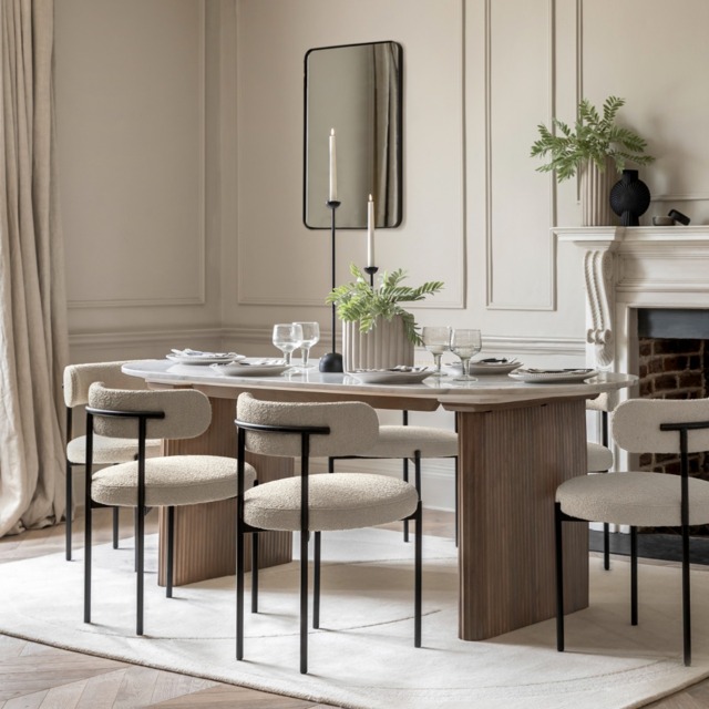Availon Dining Table by Sweetpea & Willow | ufurnish.com