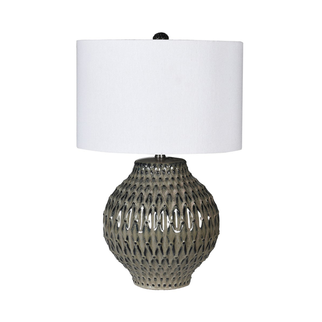 Lattice Texture Table Lamp by Sweetpea & Willow | ufurnish.com
